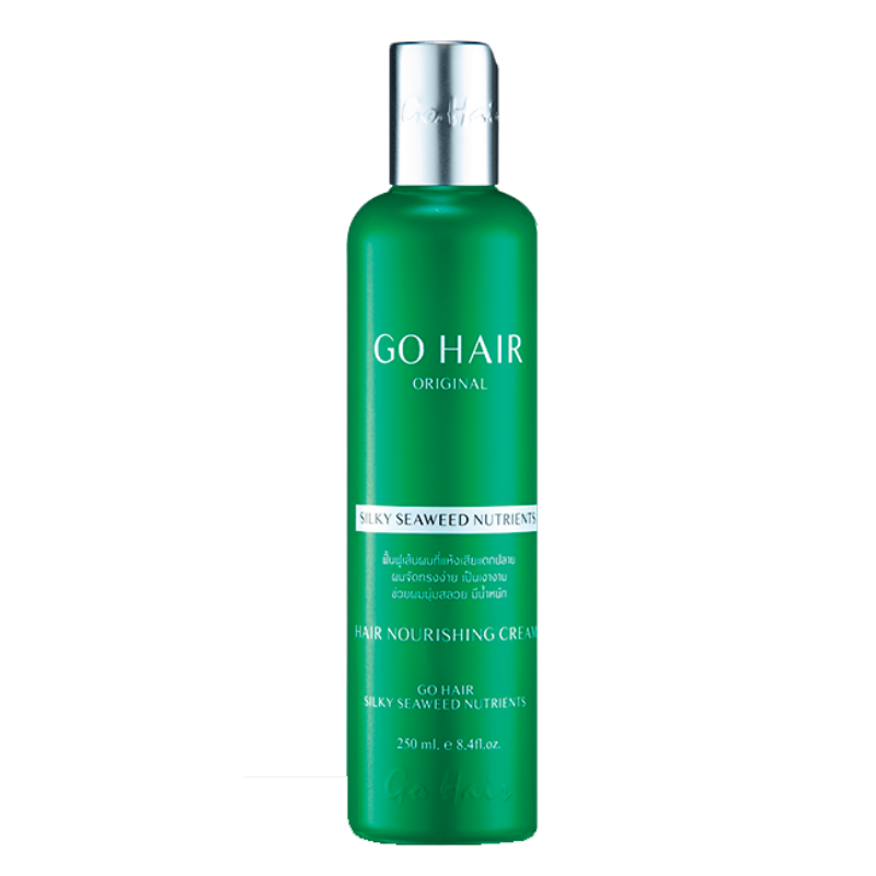 GO HAIR อาหารผมสูตรสาหร่ายทะเล สีเขียว 250 มล. - เสรีชัยบิวตี้