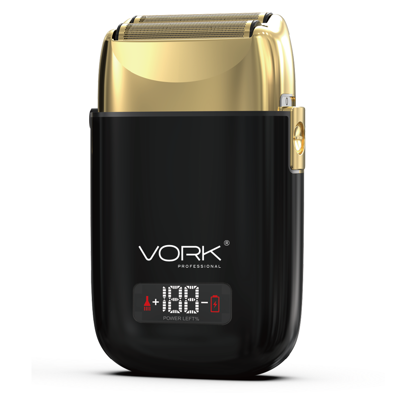 VORK PROFESSIONAL เครื่องโกนหนวดสีซาตินดำ-ทอง รุ่น SV-1SBG - เสรีชัยบิวตี้